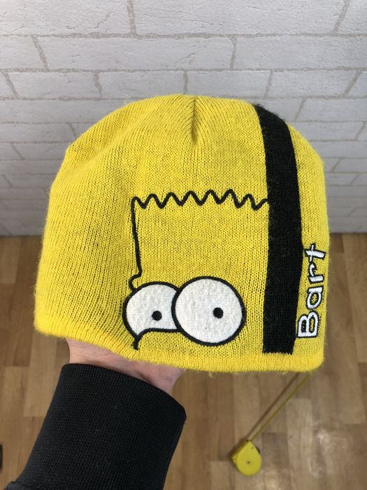Vintage Rare 1999 Bart Simpson Beanie Hat Affliction Seditionaries ...