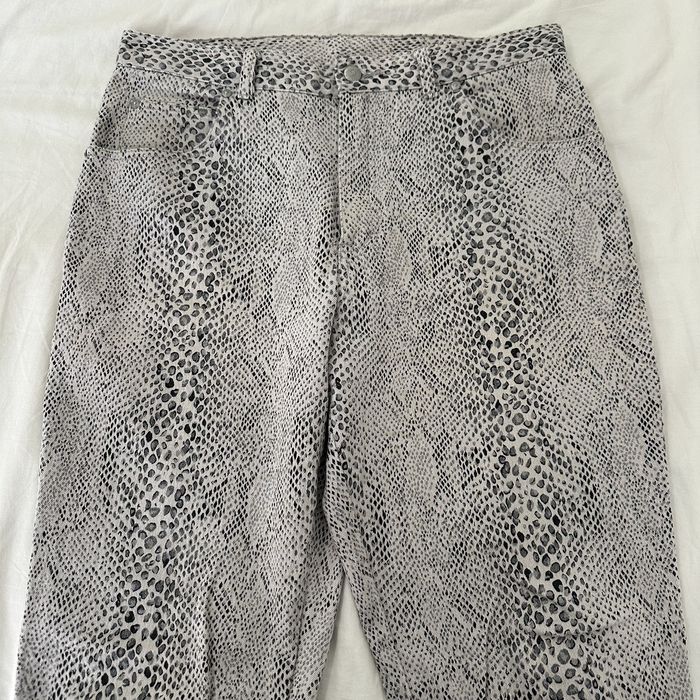Vintage INTERNATIONAL MALE Python Snake Print Jeans | Grailed