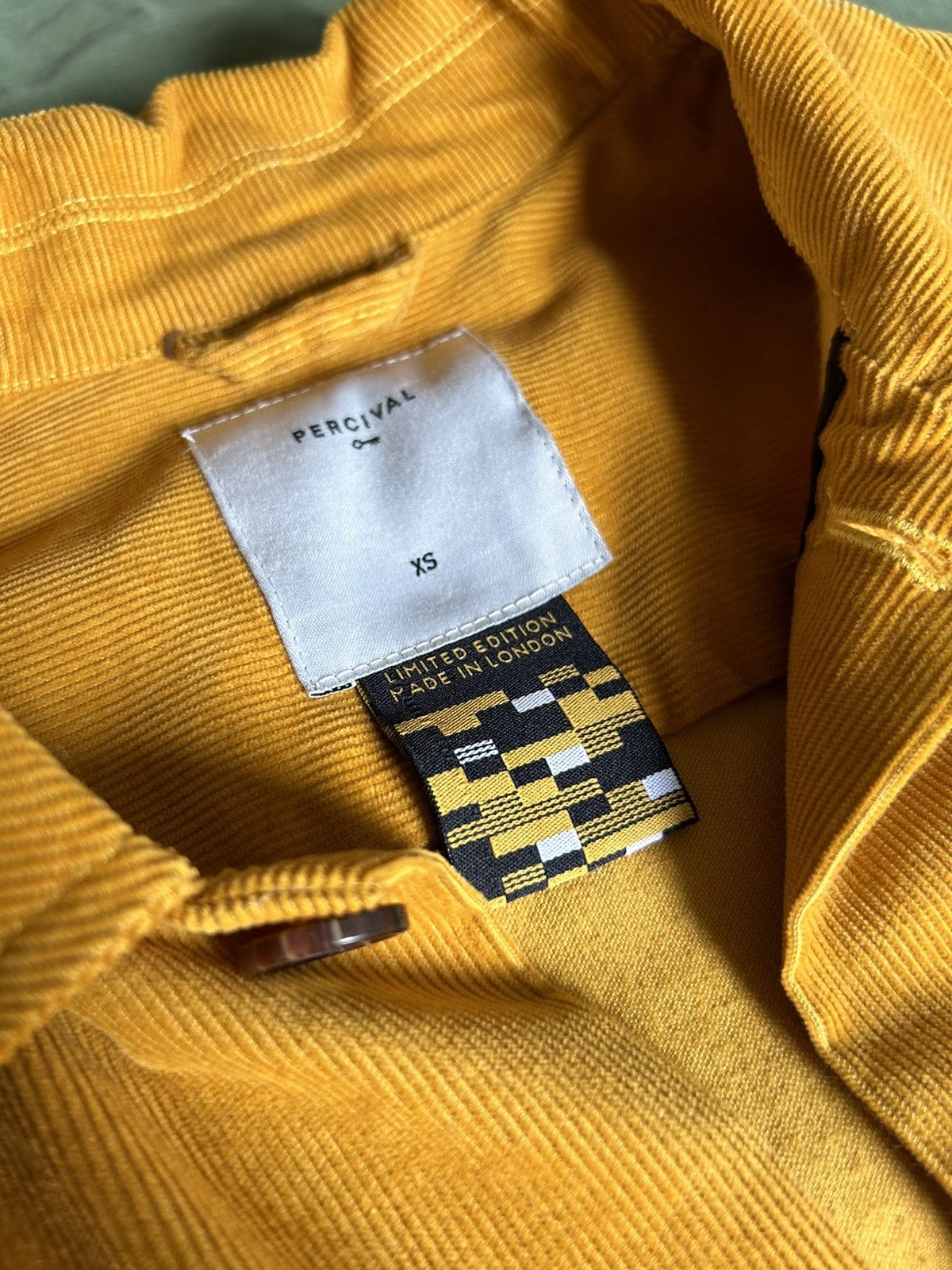 Percival Yolk Yellow Corduroy Jacket Limited Edition | Grailed