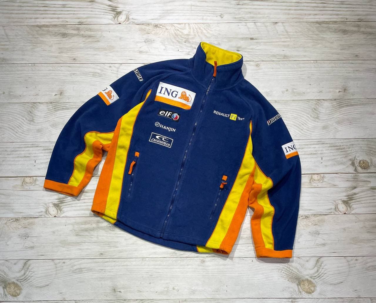 Vintage Vintage Renault Fleece Jacket Racing 90s F1 Big Logo Nascar ...