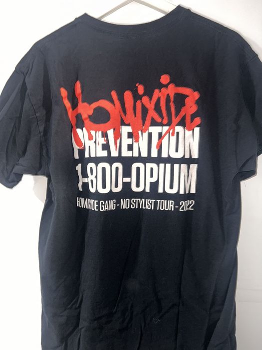 Streetwear Homicide Gang Tour Prevention Tee Large | Grailed