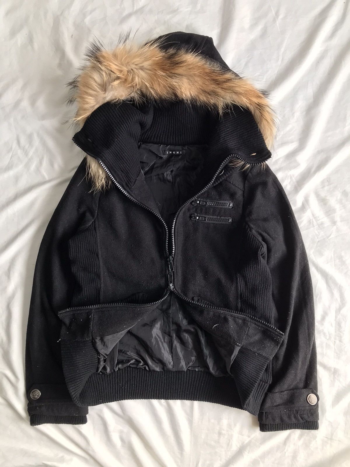 Japanese Brand Japanese Ingni fur hoodie Gothic Style | Grailed