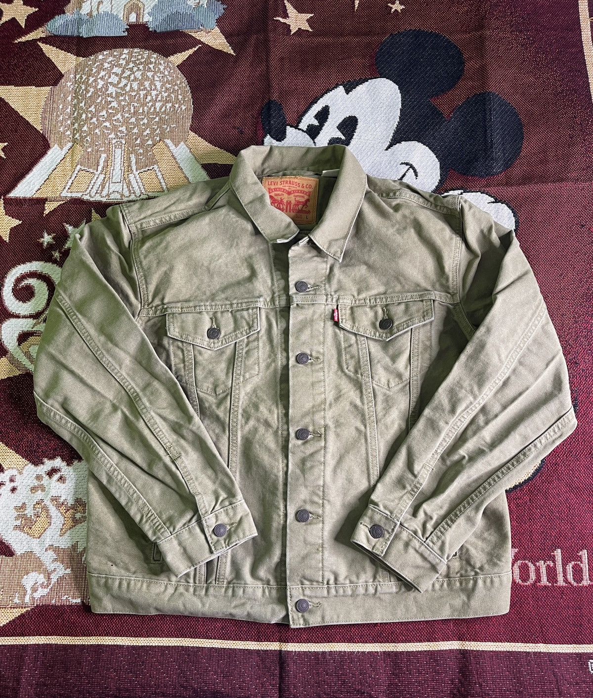 Levi's Levi’s Olive Green Trucker Jacket | Grailed