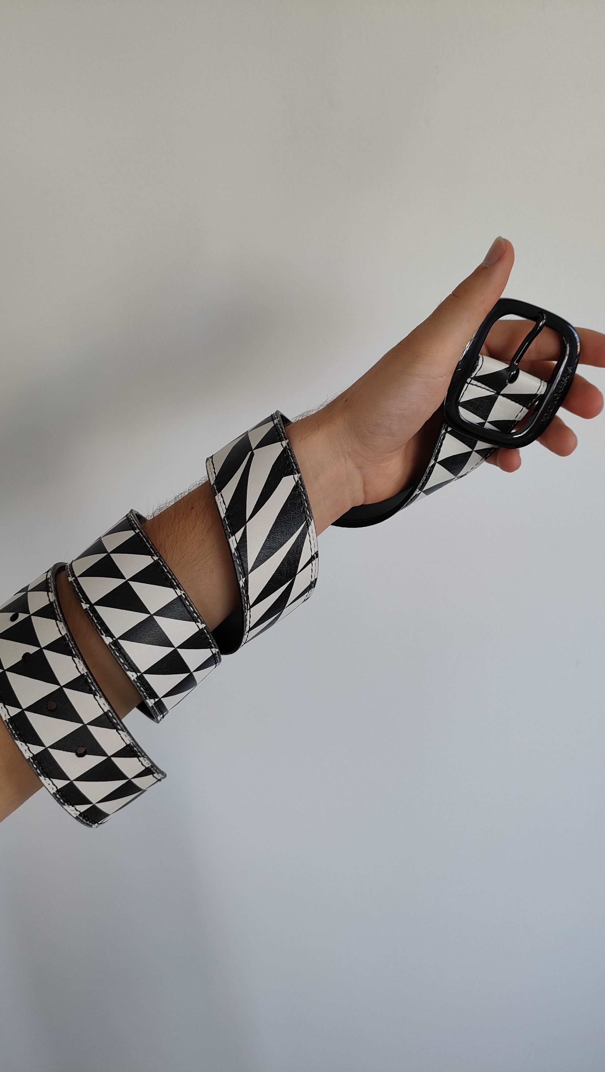 Dolce & Gabbana Dolce & Gabbana optical illusion belt | Grailed