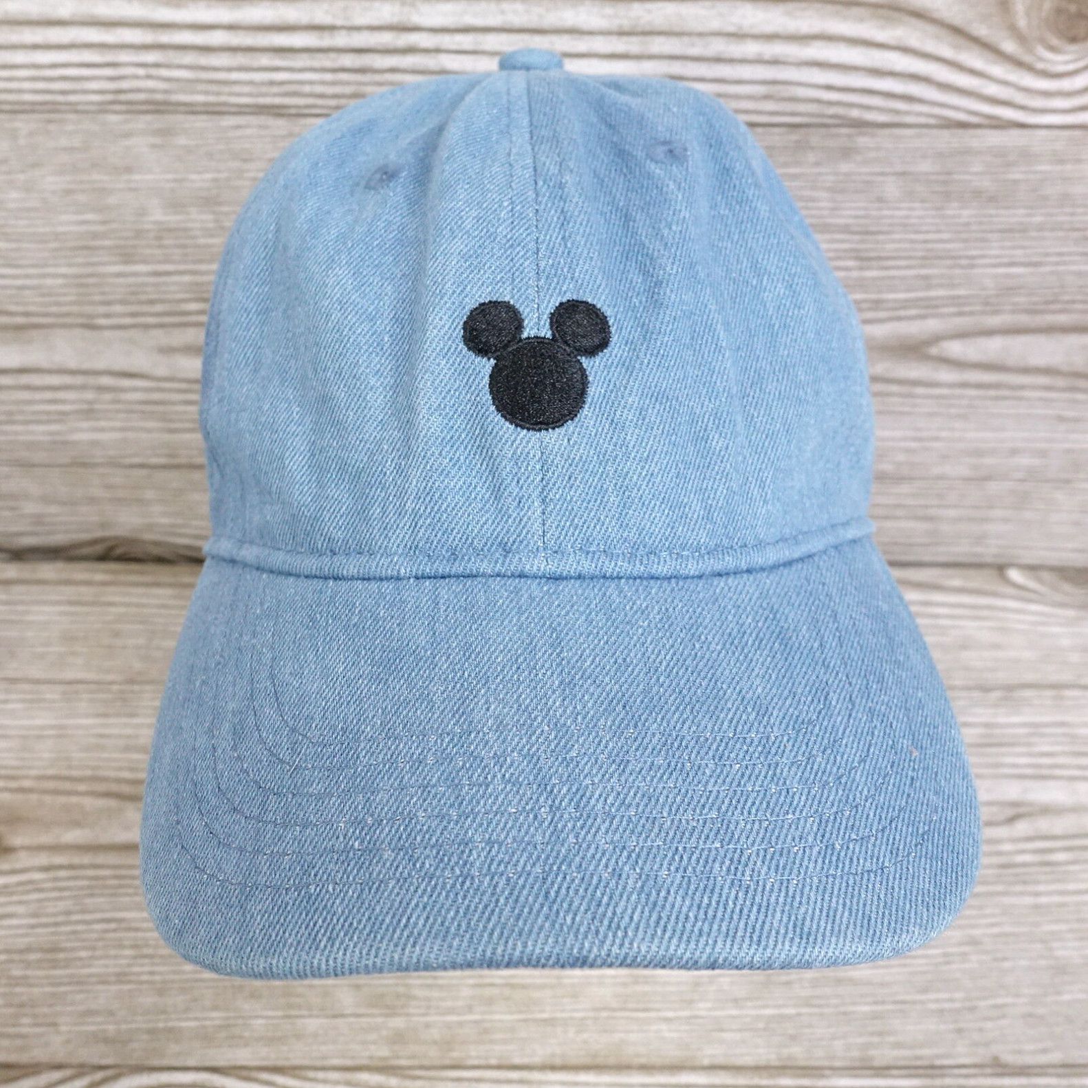 Disney DISNEY MICKEY MOUSE LOGO BLUE ADJUSTABLE BASEBALL HAT CAP | Grailed