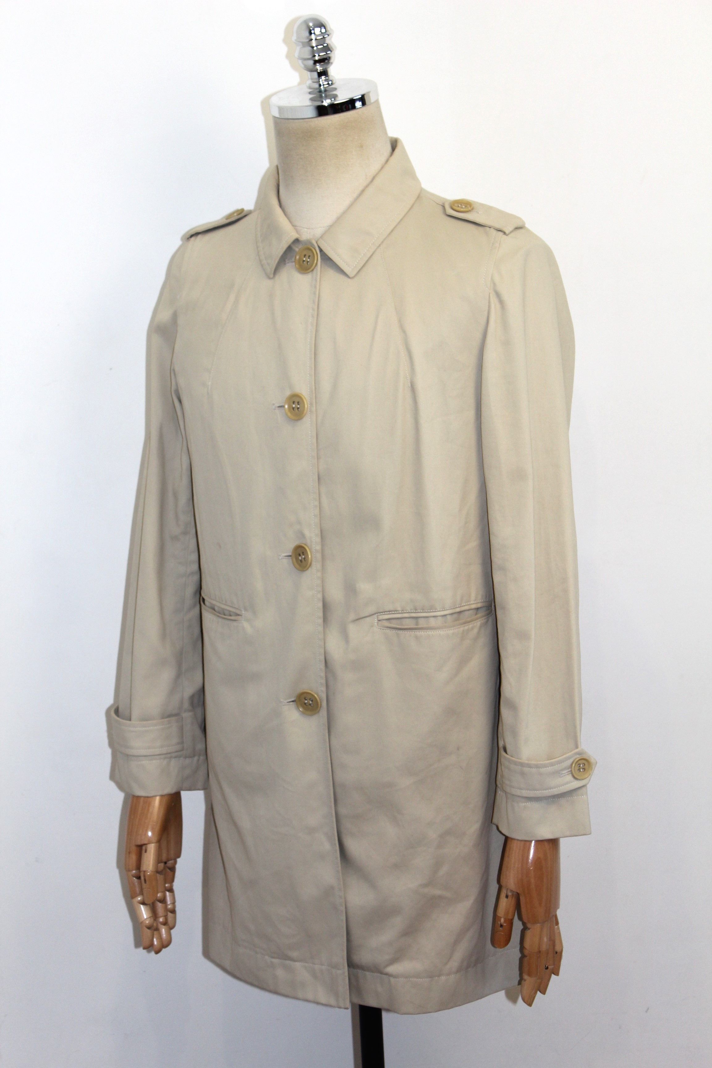 Lacoste Lacoste Beige Trench Coat Jacket Size S | Grailed