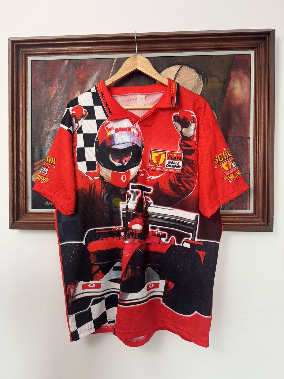 Ferrari × Racing × Vintage Vintage 90s Michael Schumacher Formula One ...
