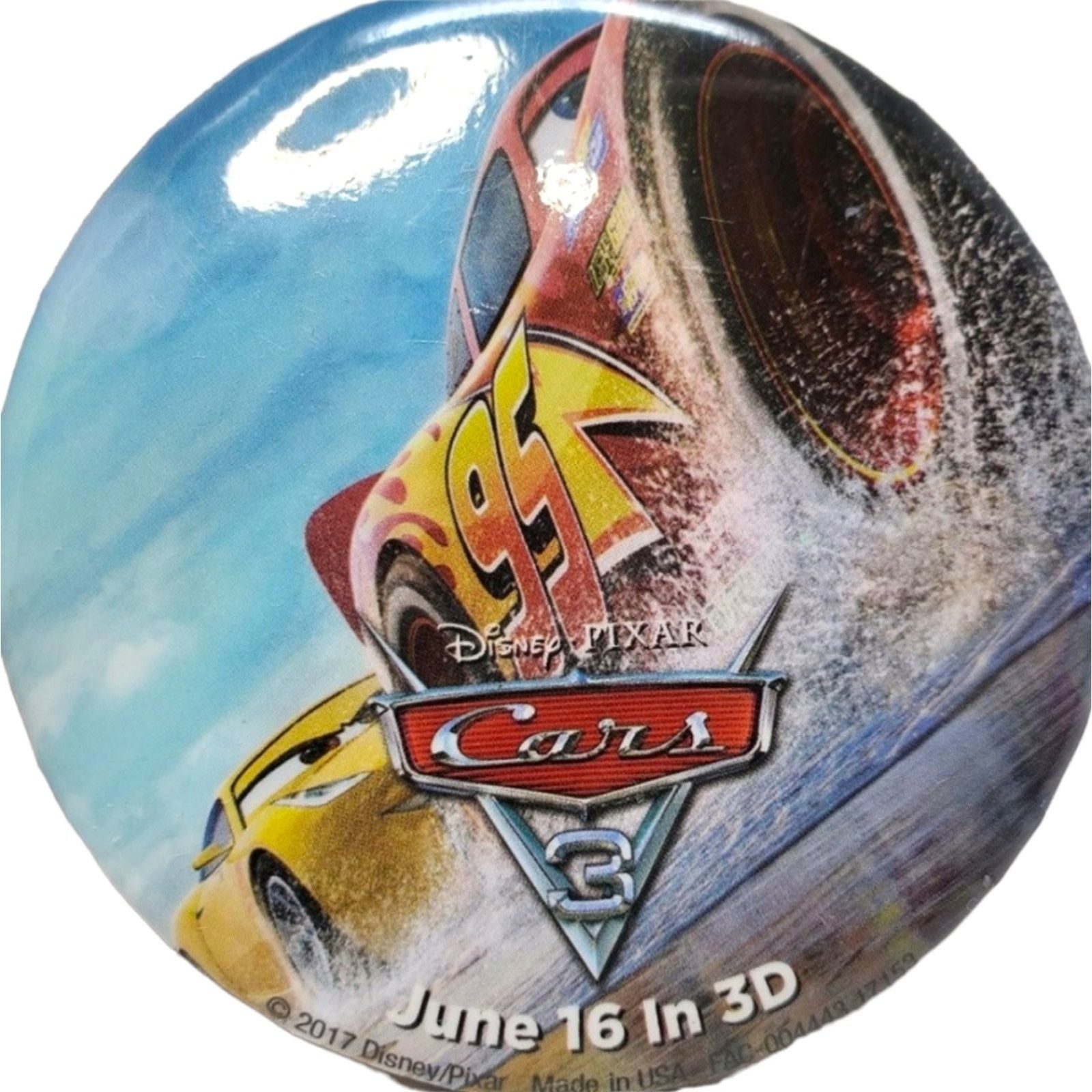 Disney Disney Pixar Cars Round Promo Button | Grailed
