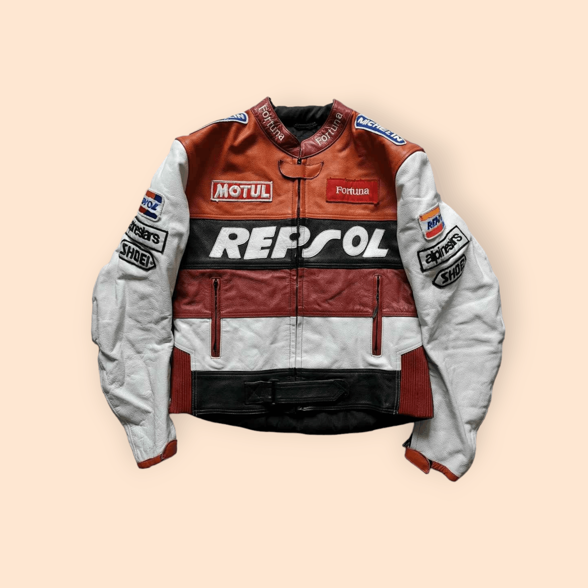 Leather Jacket × Racing × Vintage 🔥Vintage 🔥 Rare Honda Racing Leather Jacket | Grailed