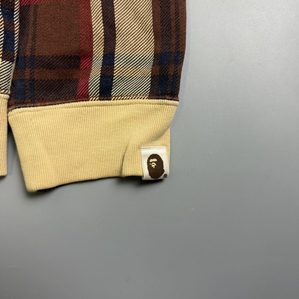 Bape × Vintage STEAL! VINTAGE BAPE PLAID FULL ZIP | Grailed