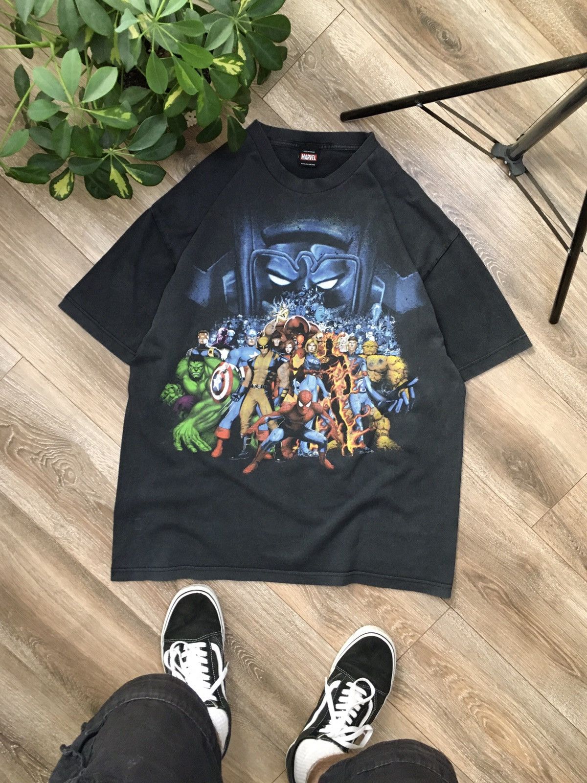 Vintage Vintage Marvel Comics T Shirt 2000s Heroes 90s Mad Engine Grailed