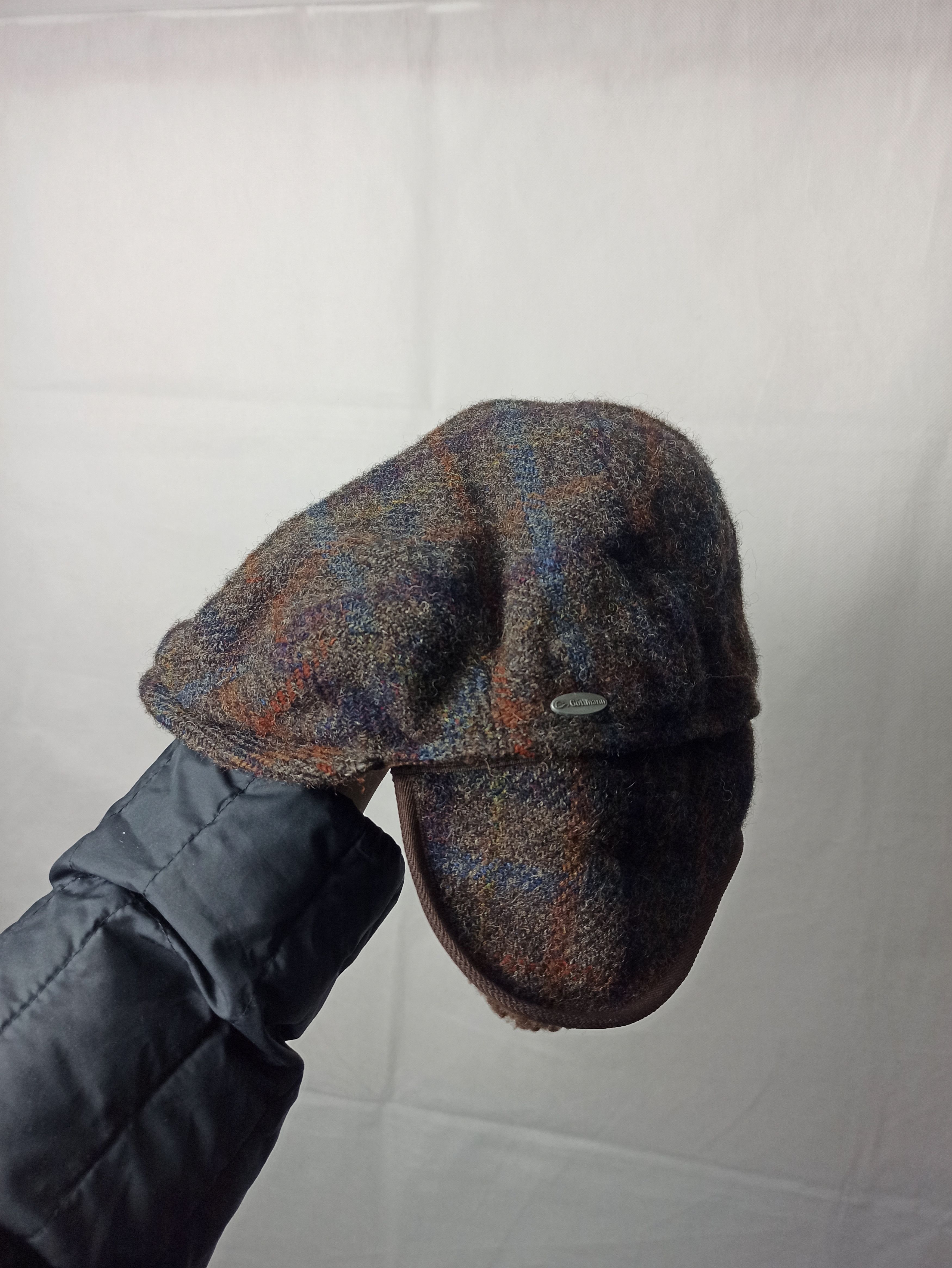 Vintage Harris Tweed Flapcap with pull down earflaps hat | Grailed