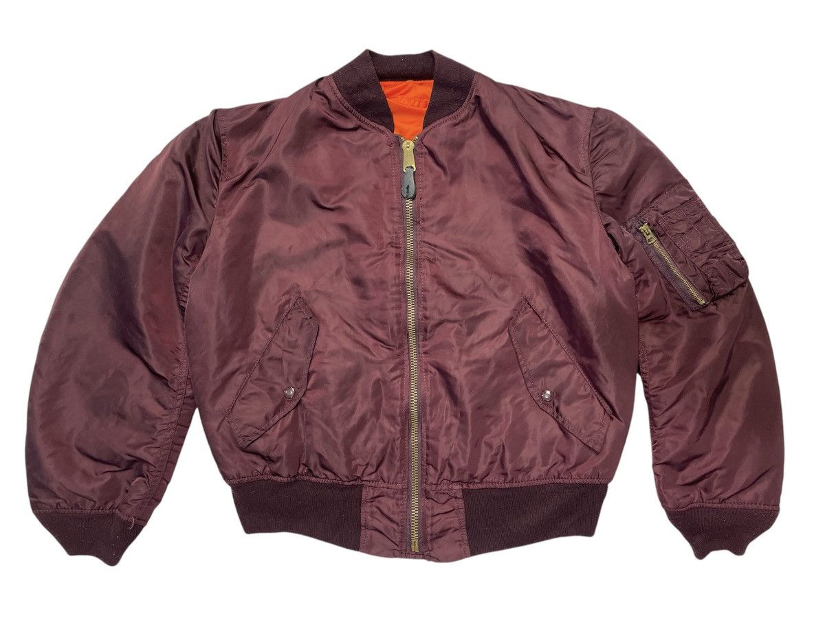 Alpha Industries × Bomber Jacket × Made In Usa Alpha Industries MA1 ...
