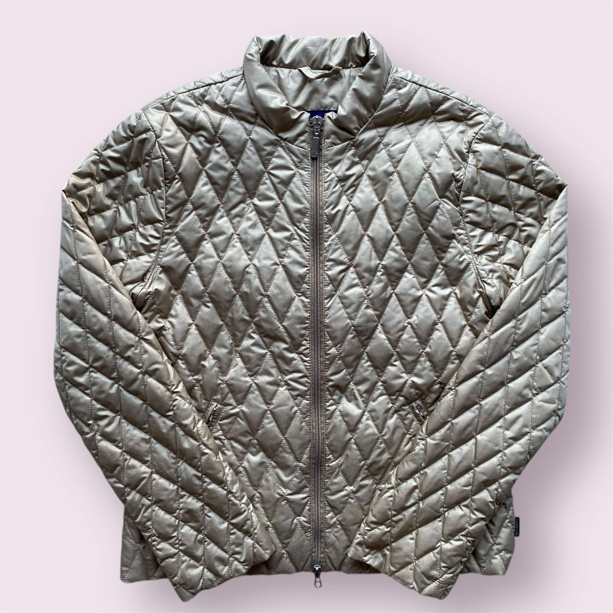 Moncler × Vintage Women Moncler Classic Quilted Jacket Clean Light Down ...