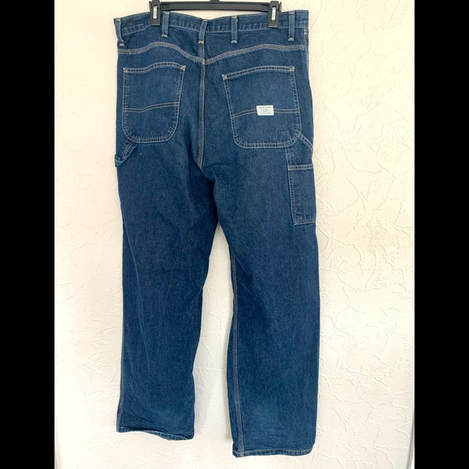 Gap MENS CLASSIC GAP CARPENTER BLUE JEANS SIZE 36X32 NICE | Grailed