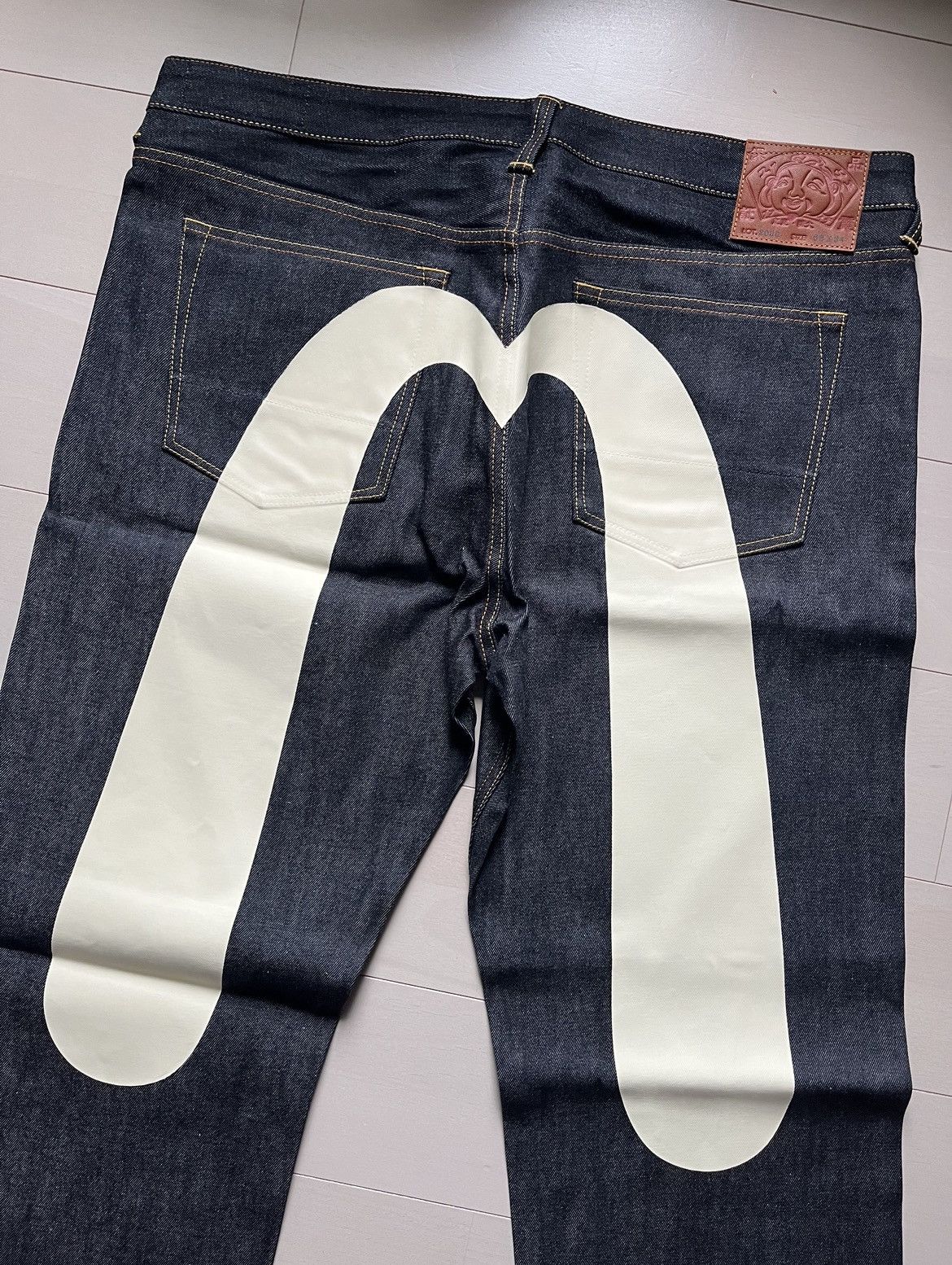 Evisu Evisu jeans Daicock Print Big Seagull Baggy #2000 | Grailed