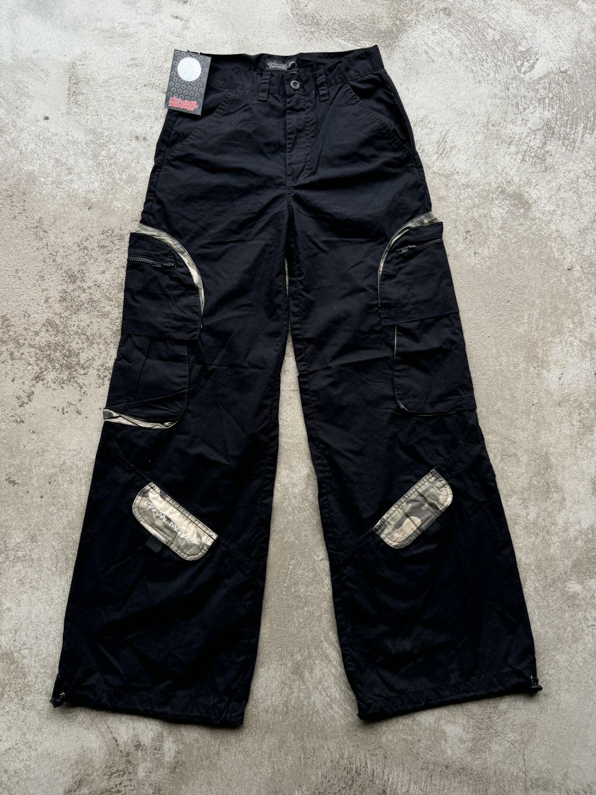 Criminal Damage Criminal Damage Jnco Style Baggy Wide Leg Vintage Pants ...