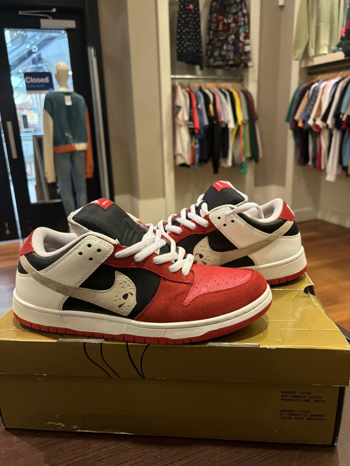 Nike Warren Lotas Nike Dunk Low “Jason” | Grailed