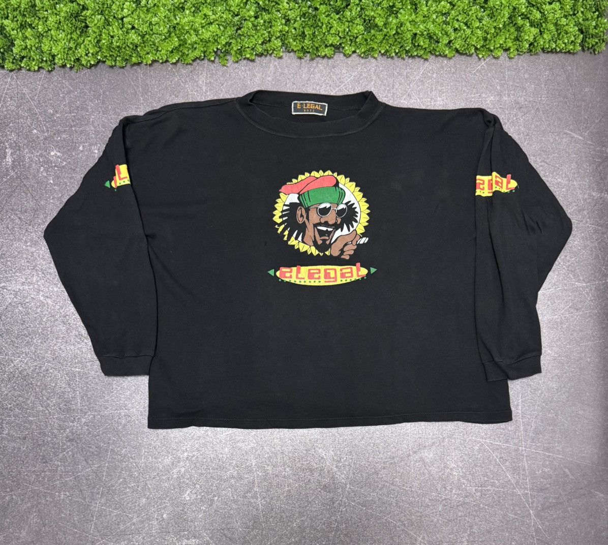 Vintage Vintage E Legal Boyz Rasta Vintage Long Sleeve Rare Boxy Fit ...
