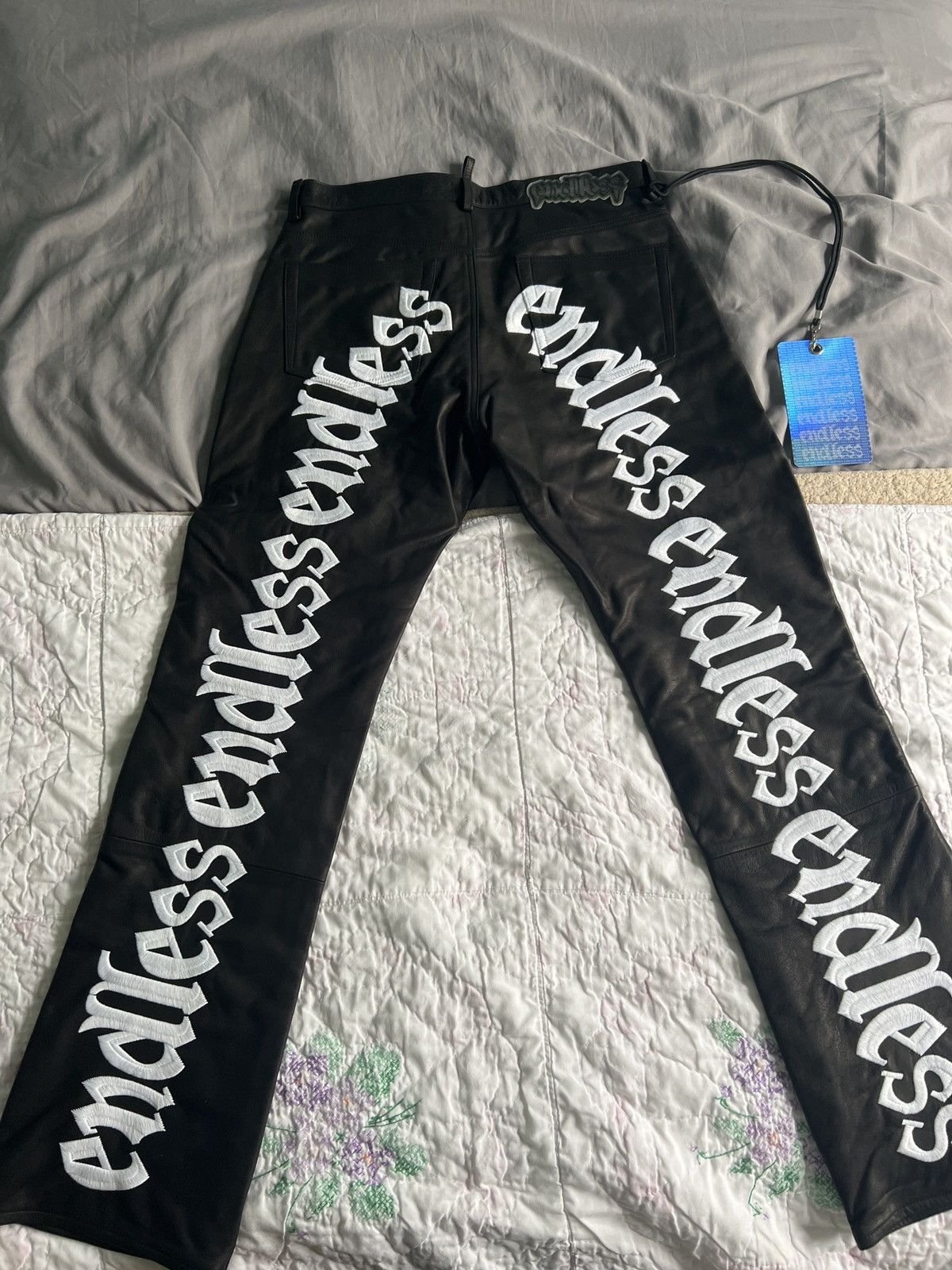 Vlone Endless (Vlone) Leather Pants | Grailed
