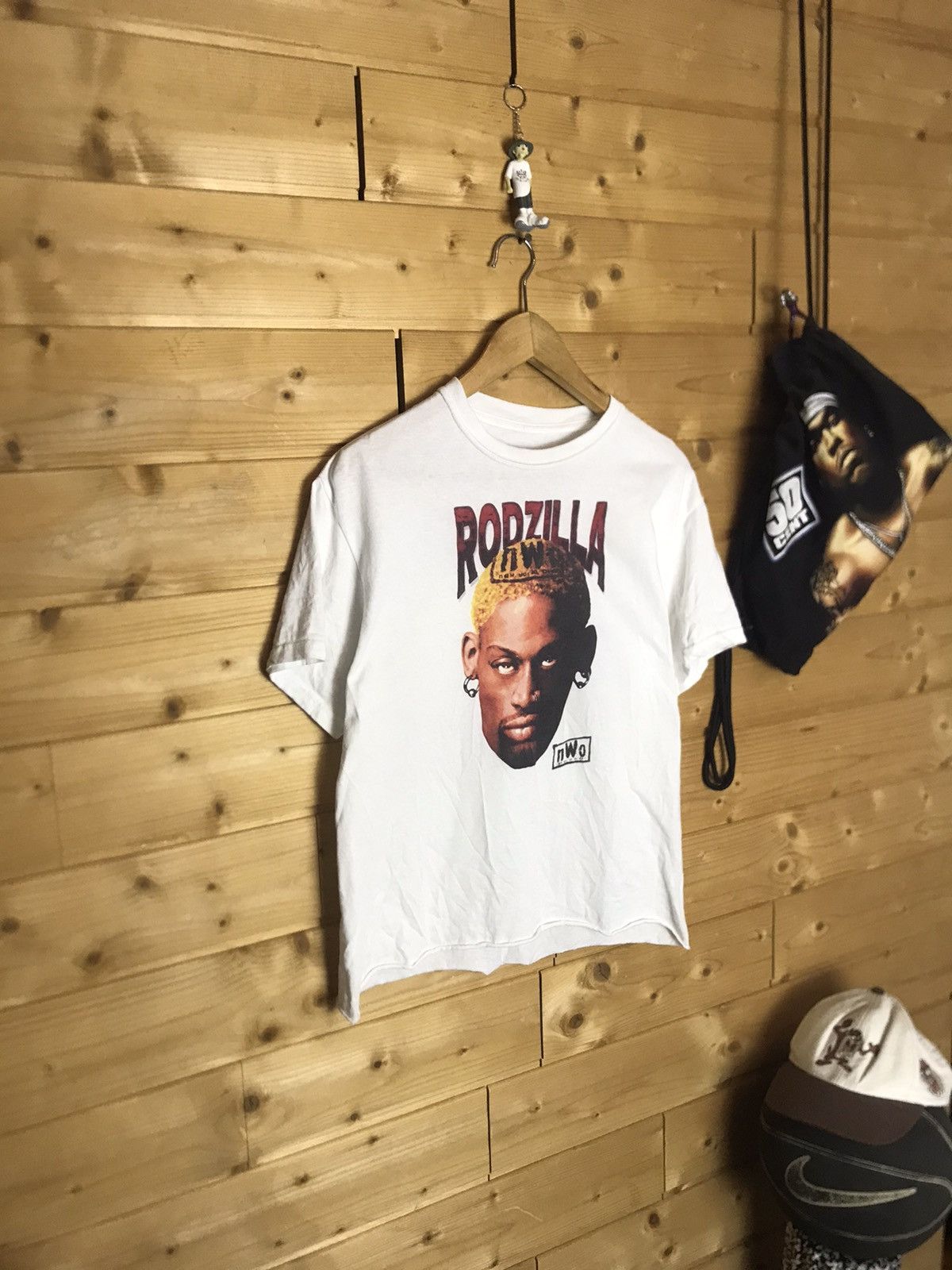 NBA × Streetwear × Vintage Rodzilla NWO crop t-shirt | Grailed