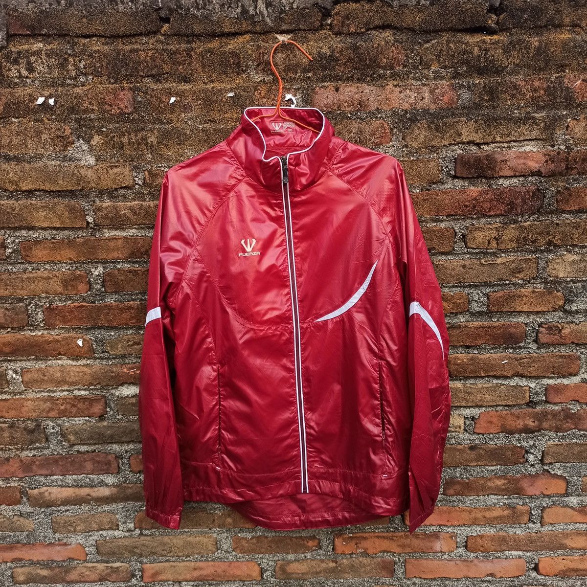 Windbreaker Red blood jacket by fuerza | Grailed