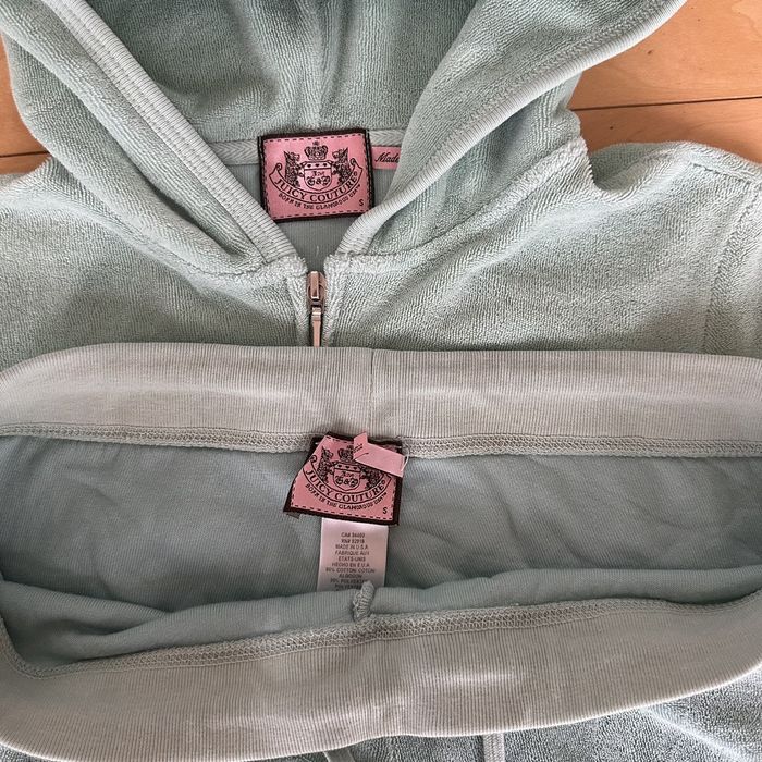 Juicy Couture juicy couture terry cloth tracksuit 🩵 | Grailed