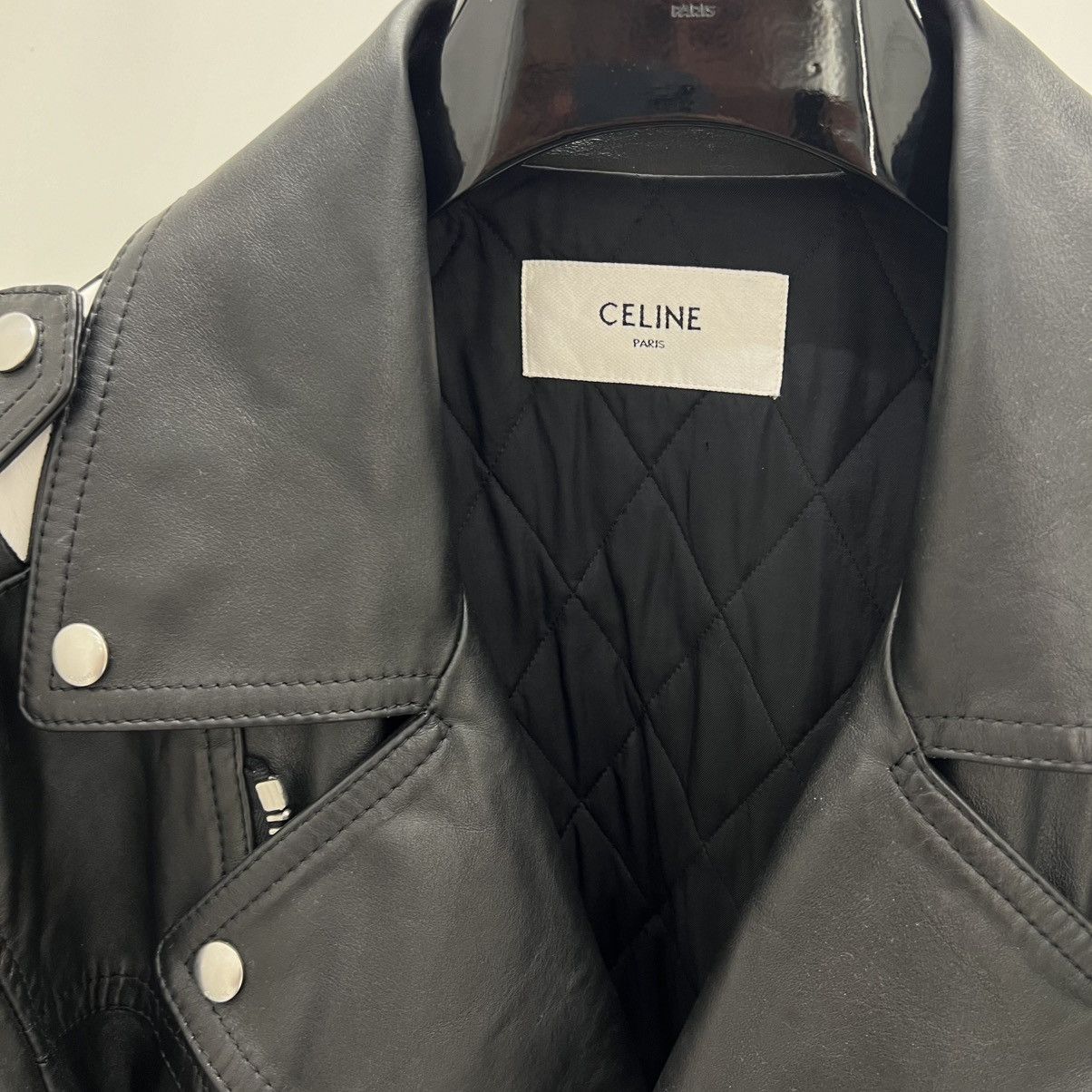 Celine × Hedi Slimane Celine Biker Leather Jacket in Medium | Grailed
