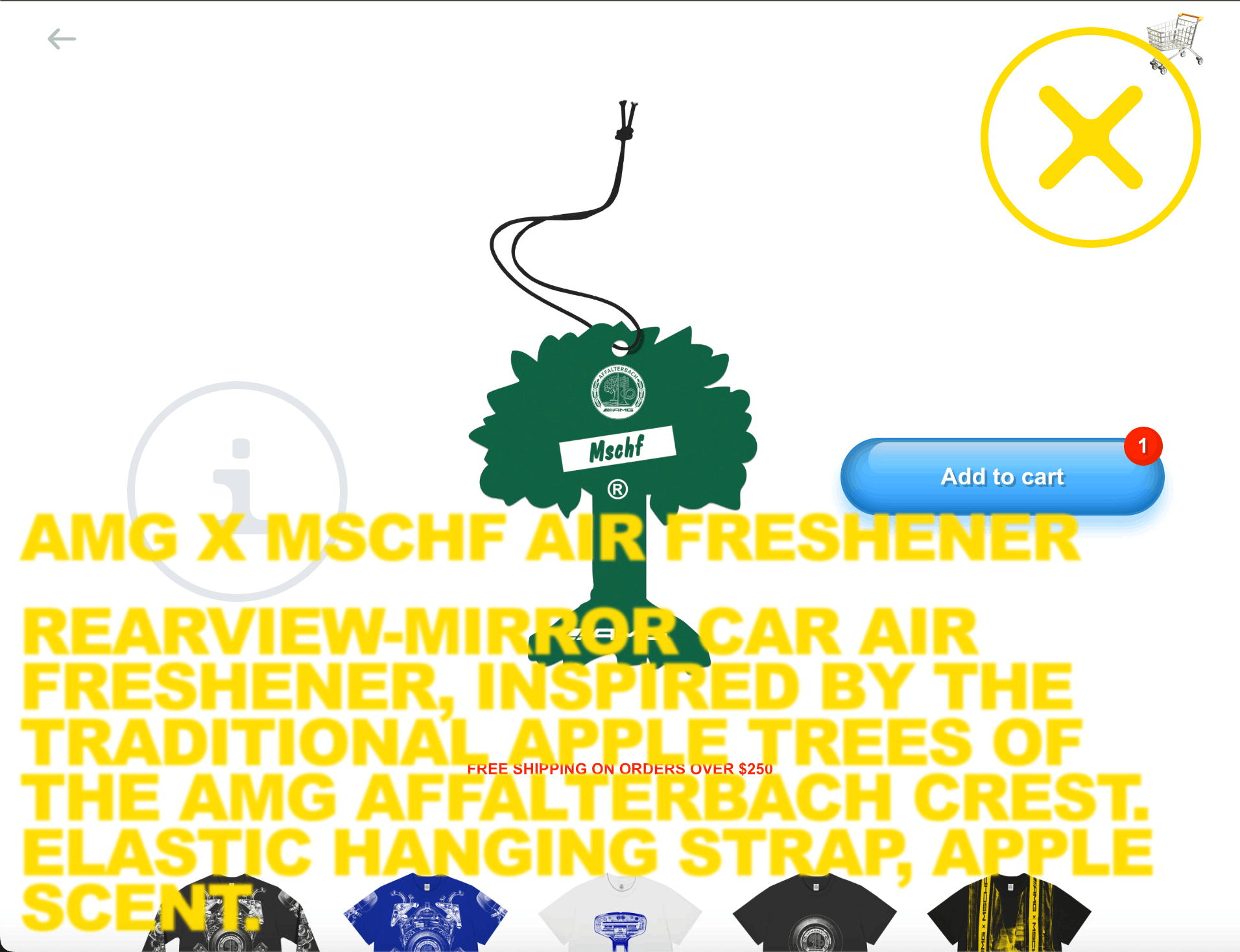 MSCHF × Mercedes-Benz MSCHF x Mercedes-AMG Car Air Freshener | Grailed