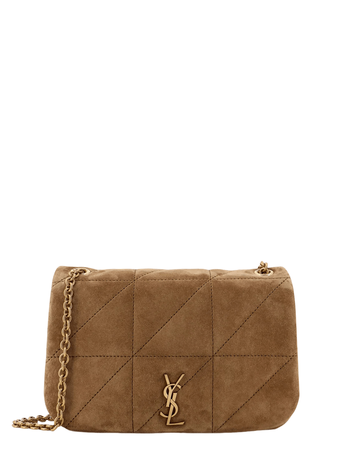 Saint Laurent Paris YSL Jamie 4.3 Mini Golden Leaf Suede Shoulder Bag ...
