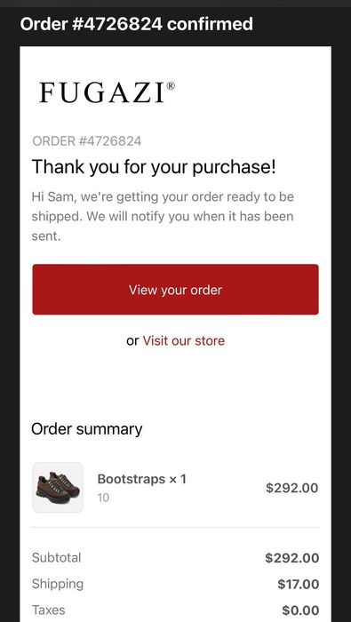 Fugazi Fugazi Bootstrap - Hiking Shoe | Grailed