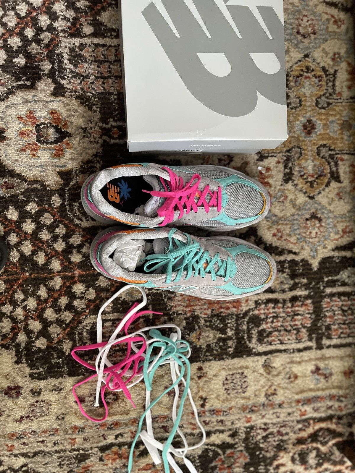 New Balance New Balance x DTLR 990v3 Miami Nights | Grailed