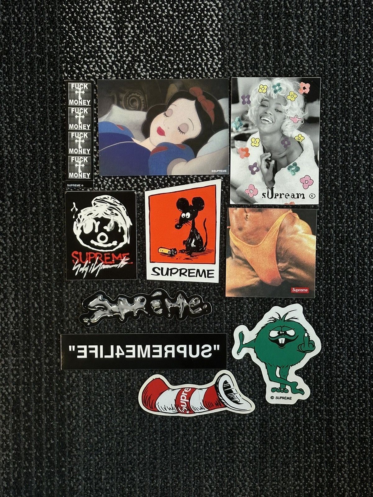 Supreme 10x Supreme Stickers Lot | Grailed