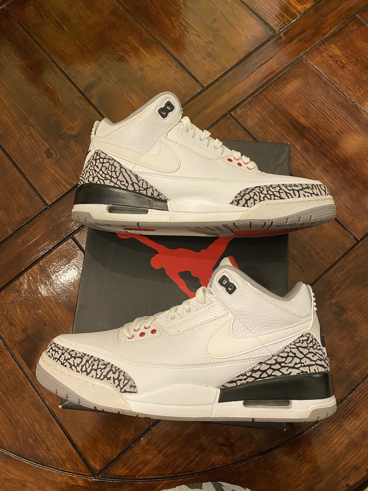 Nike Nike Air Jordan 3 JTH NRG White Cement AV6683-160 SZ 10.5 | Grailed
