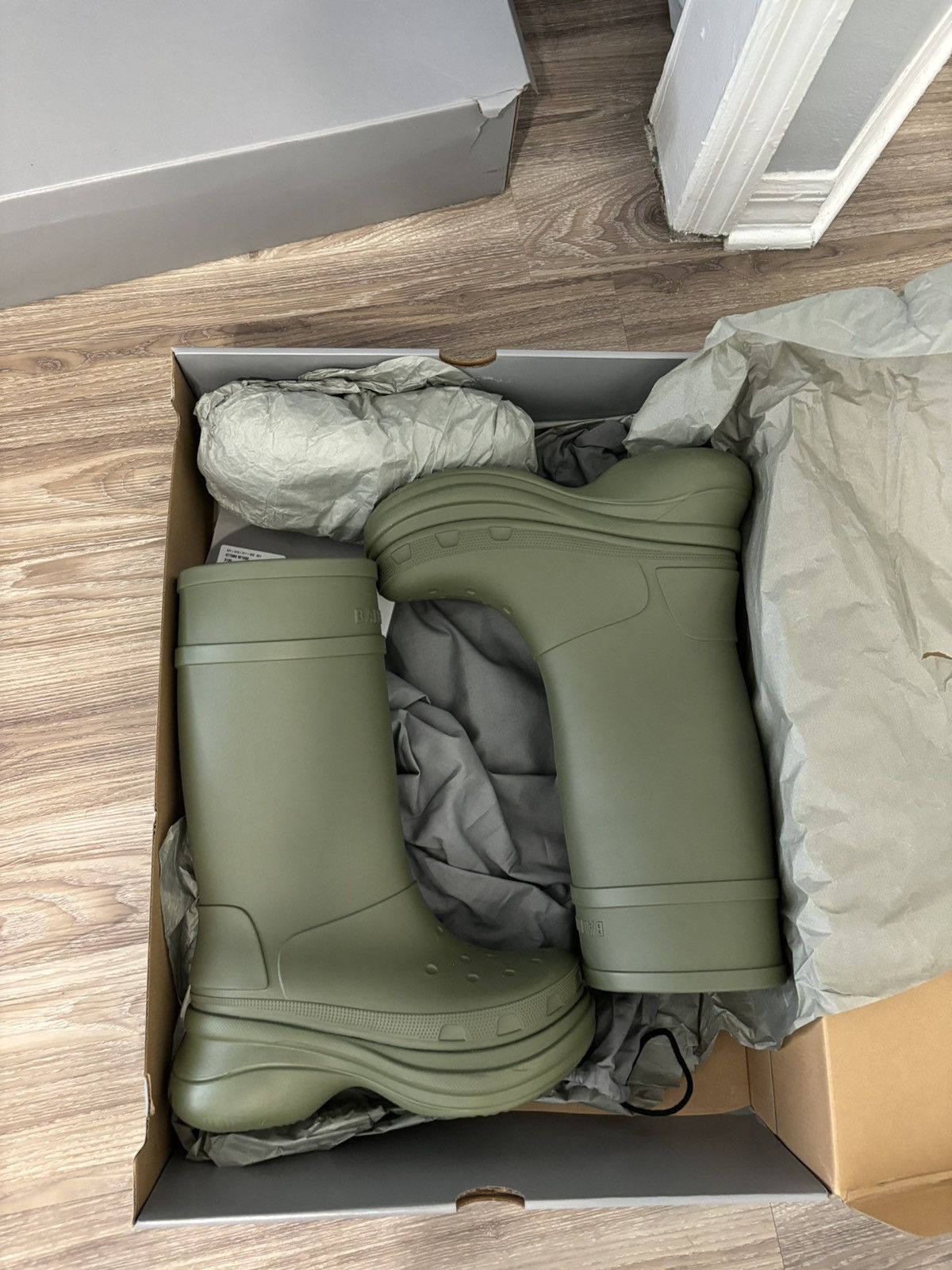 Balenciaga Balenciaga Croc Boots | Grailed