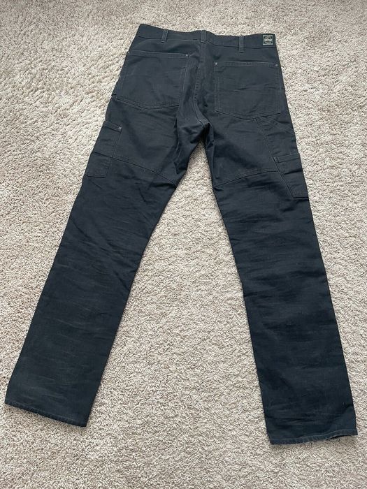 RRL Ralph Lauren RRL Ralph Lauren Japanese Canvas Double Knee Black Pants | Grailed
