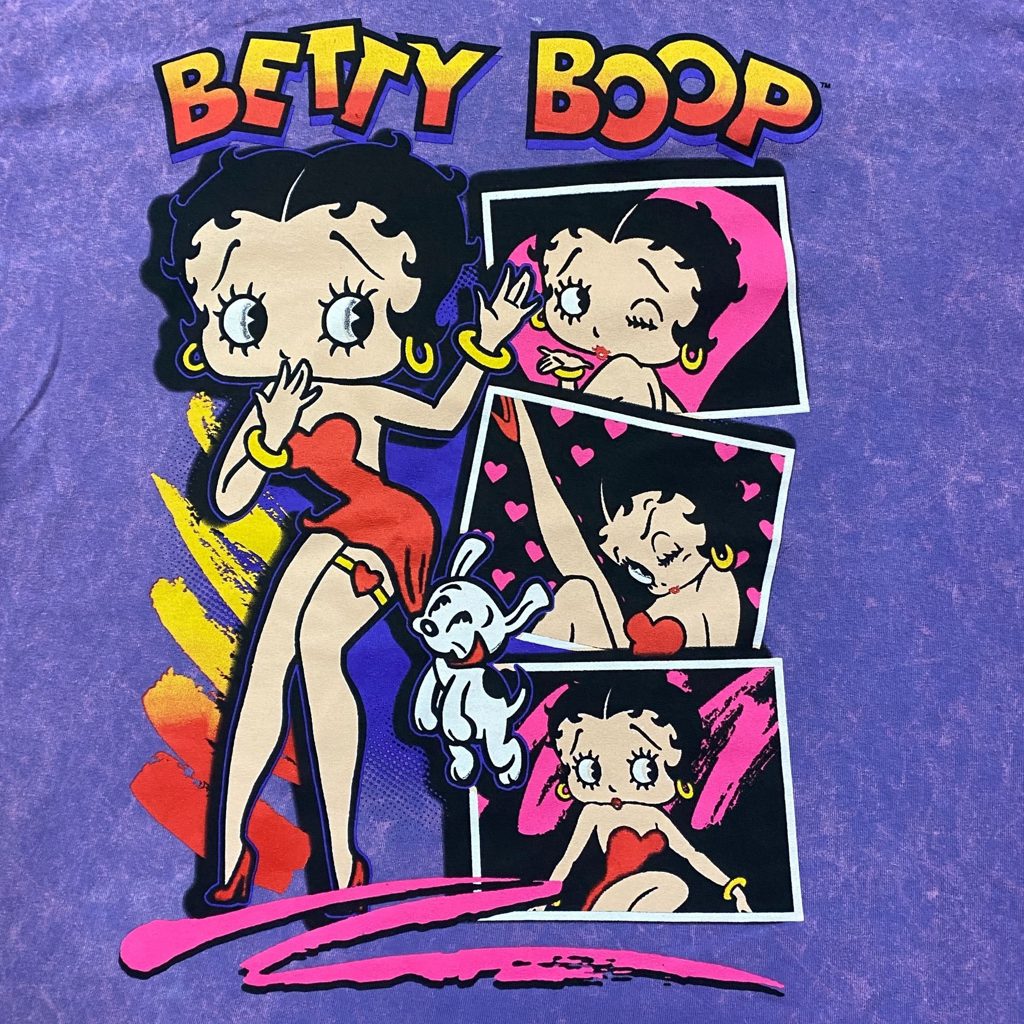 Movie Betty Boop Signature Mineral Wash Cartoon Tee M | Grailed
