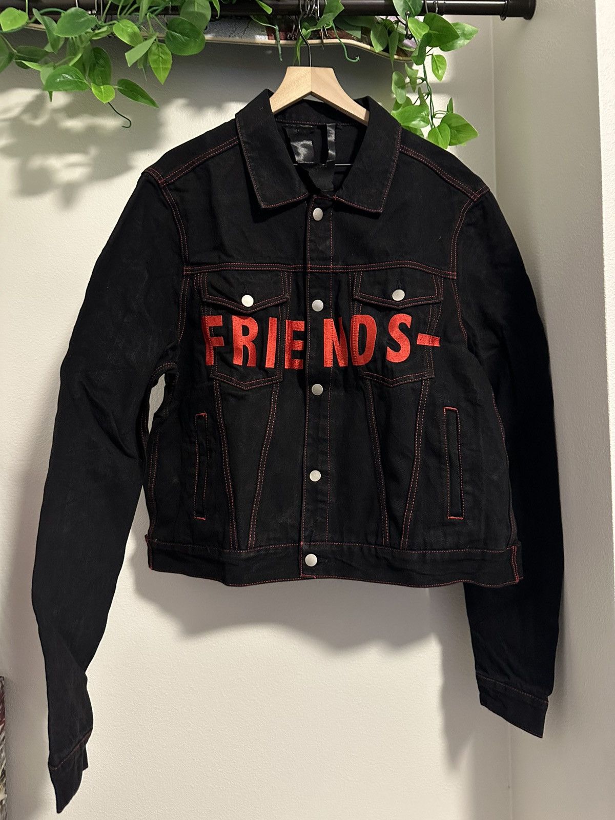 Vlone Vlone denim friends- jacket. | Grailed