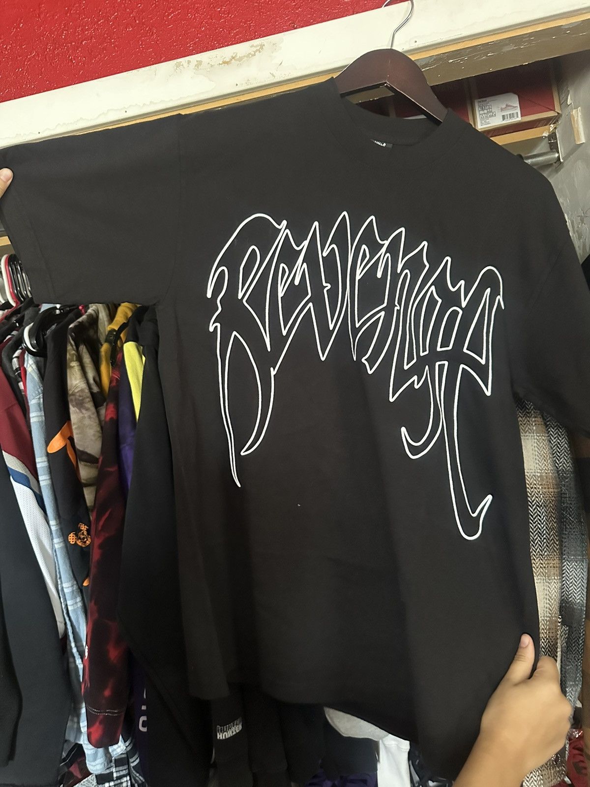 Designer × Revenge × Supreme Revenge members only shirt | Grailed