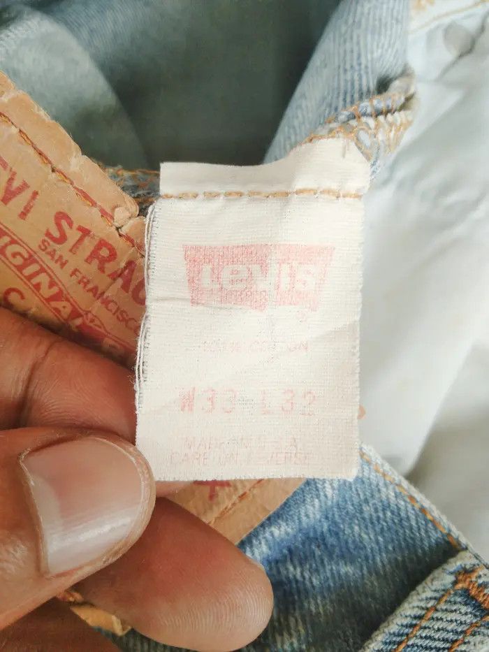 Levi's × Streetwear × Vintage 90s Vintage Levi's 501 Made In USA Distressed Jeans 31x29 | Grailed