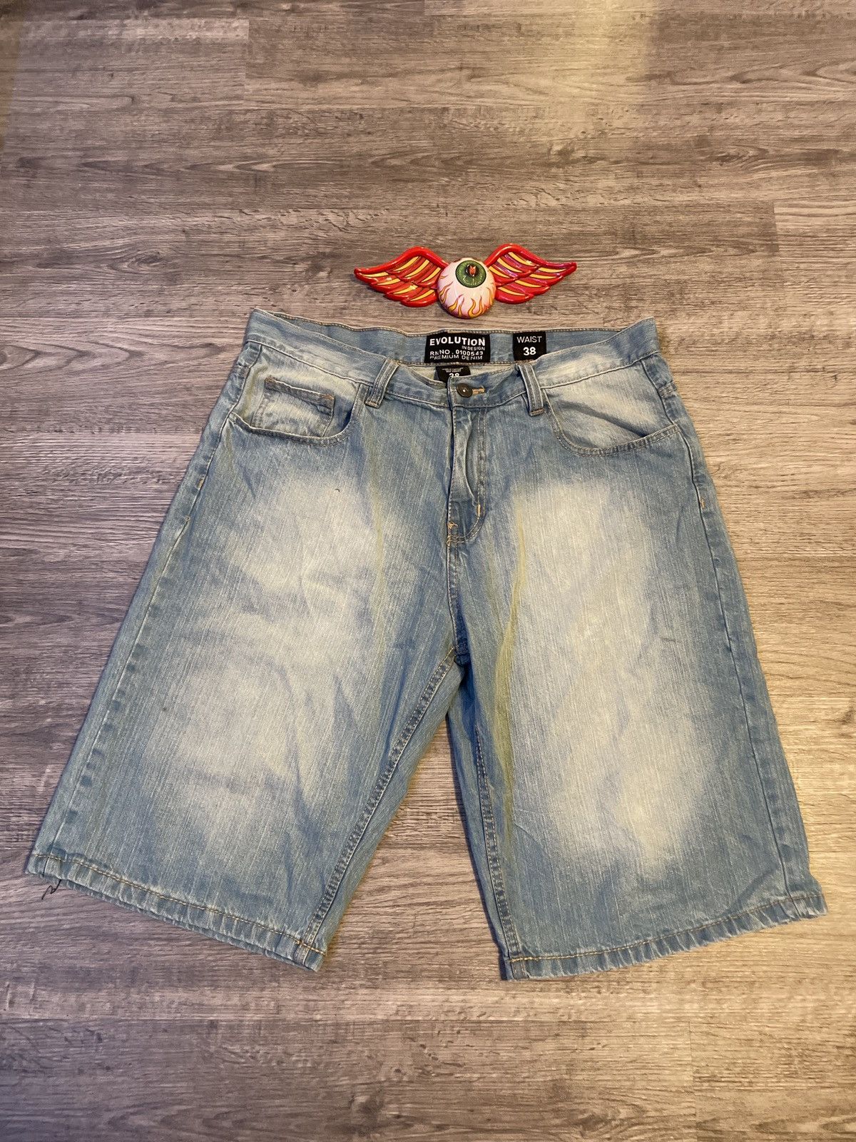 Jaded London × Jnco × Vintage Super Baggy Light Washed Jorts | Grailed