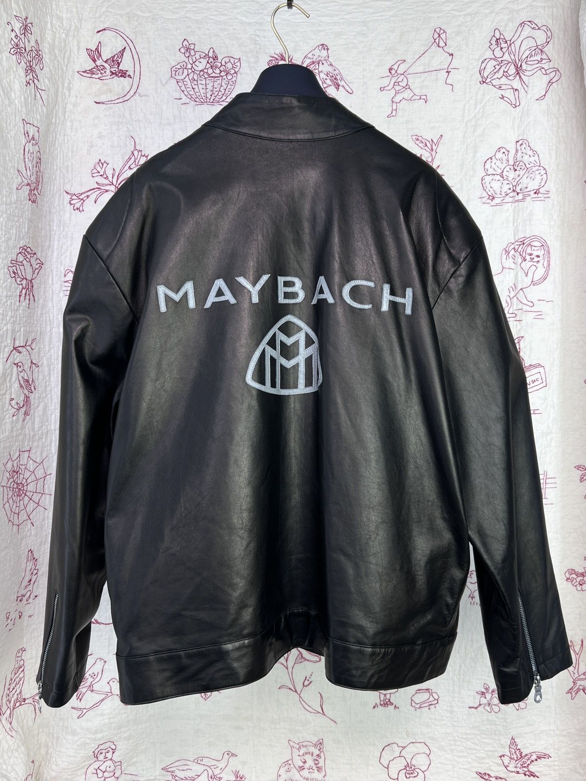 Jeff Hamilton Vintage 2004 Jeff Hamilton Maybach Leather Racing Jacket ...