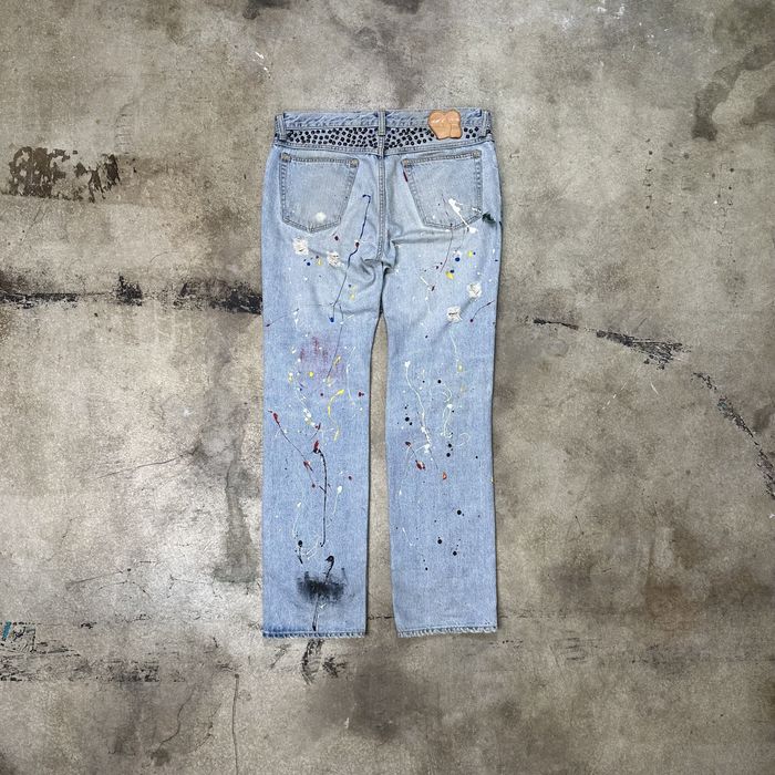 Number (N)ine Number (n)ine SS06 Studded painters Denim | Grailed