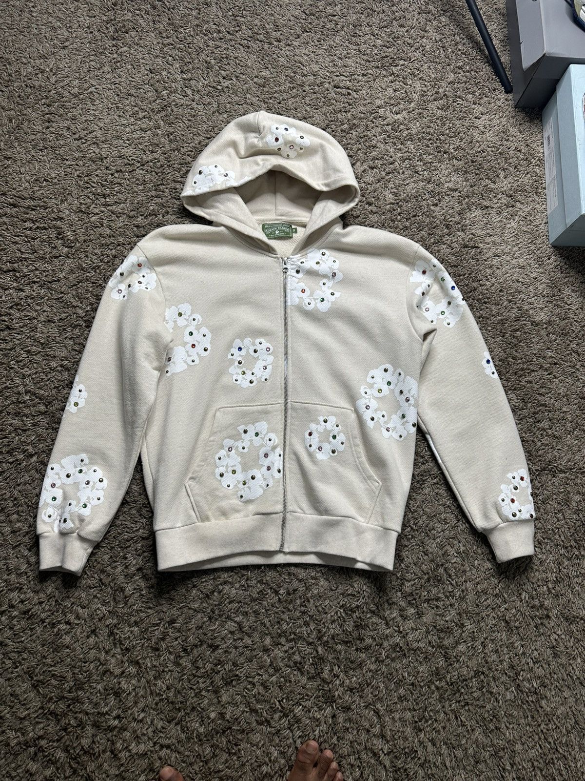 DENIM TEARS Denim Tears Rhinestone hoodie | Grailed