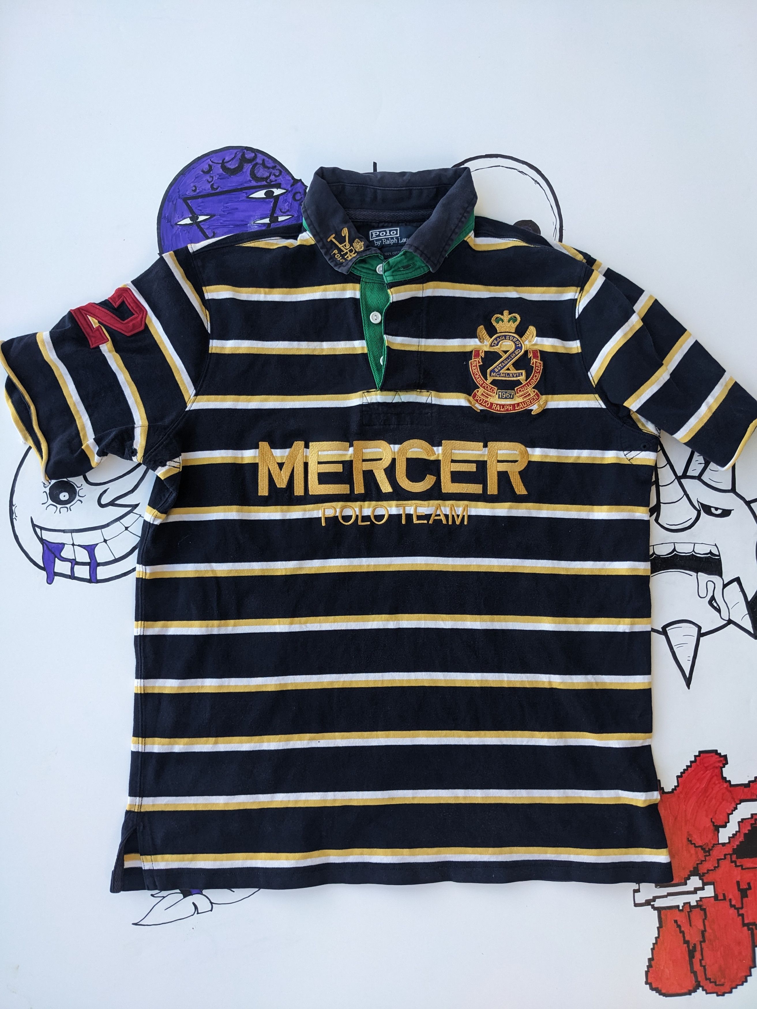 Polo Ralph Lauren × Streetwear × Vintage Vintage PRL Mercer team ...