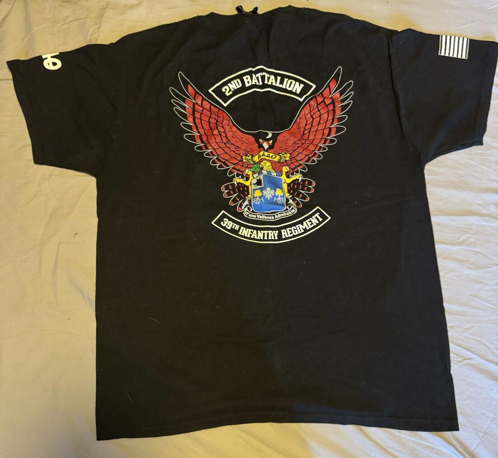 Designer AAAO 2nd Battalion 39th Infantry T Shirt Men’s Medium | Grailed