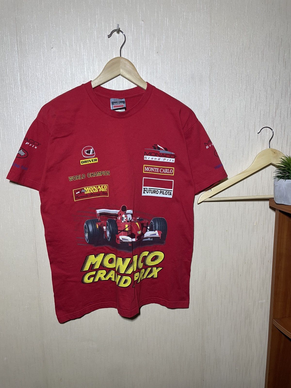 Vintage Monaco Grand Prix vintage y2k racing T shirt | Grailed