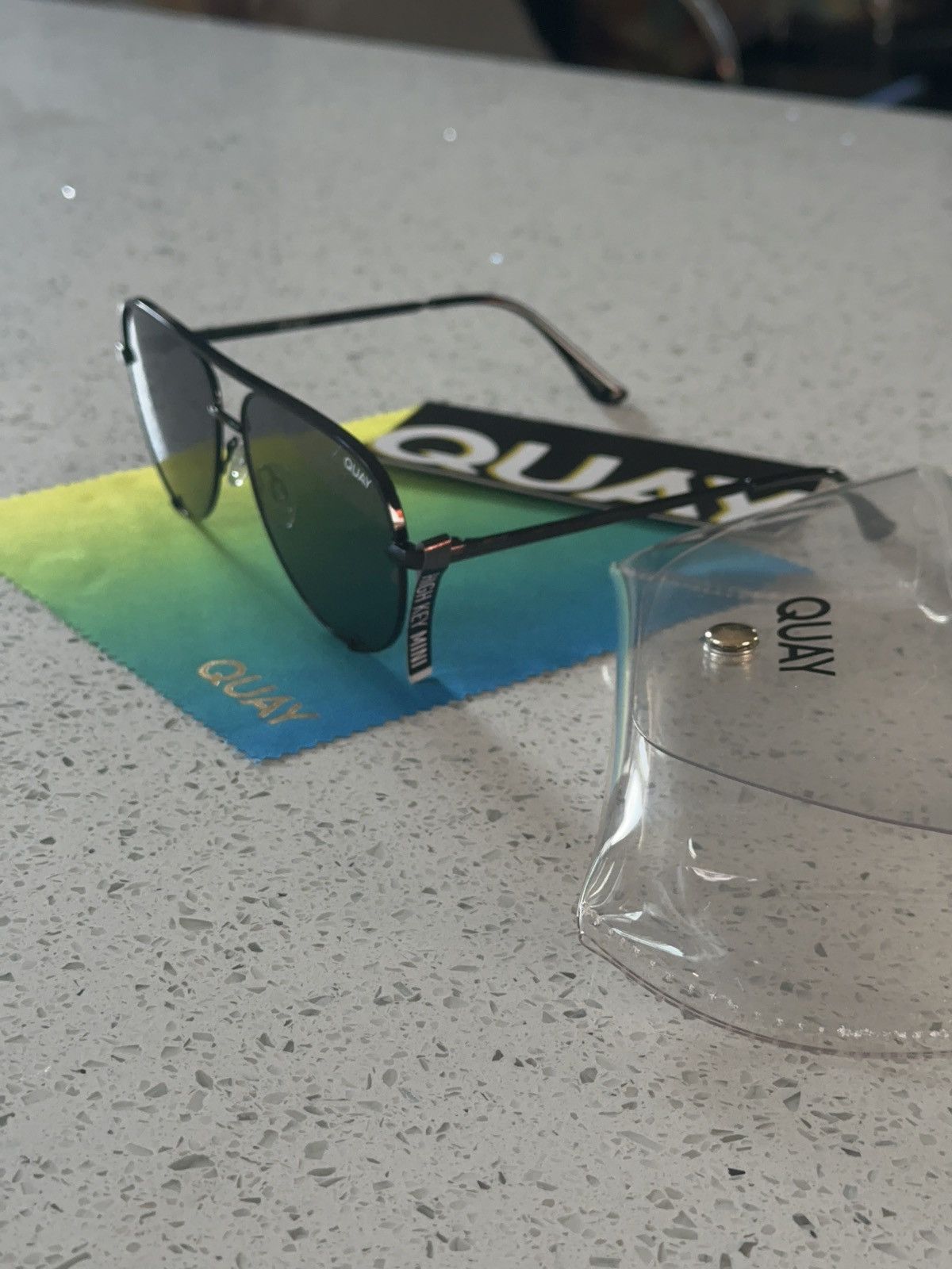 Quay Quay High Key Aviator Sunglasses | Grailed
