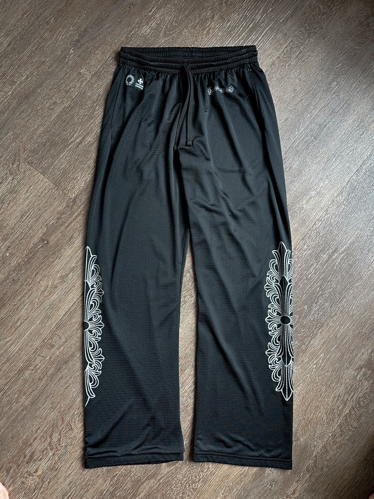 Chrome Hearts Floral Cross Mesh Pants | Grailed