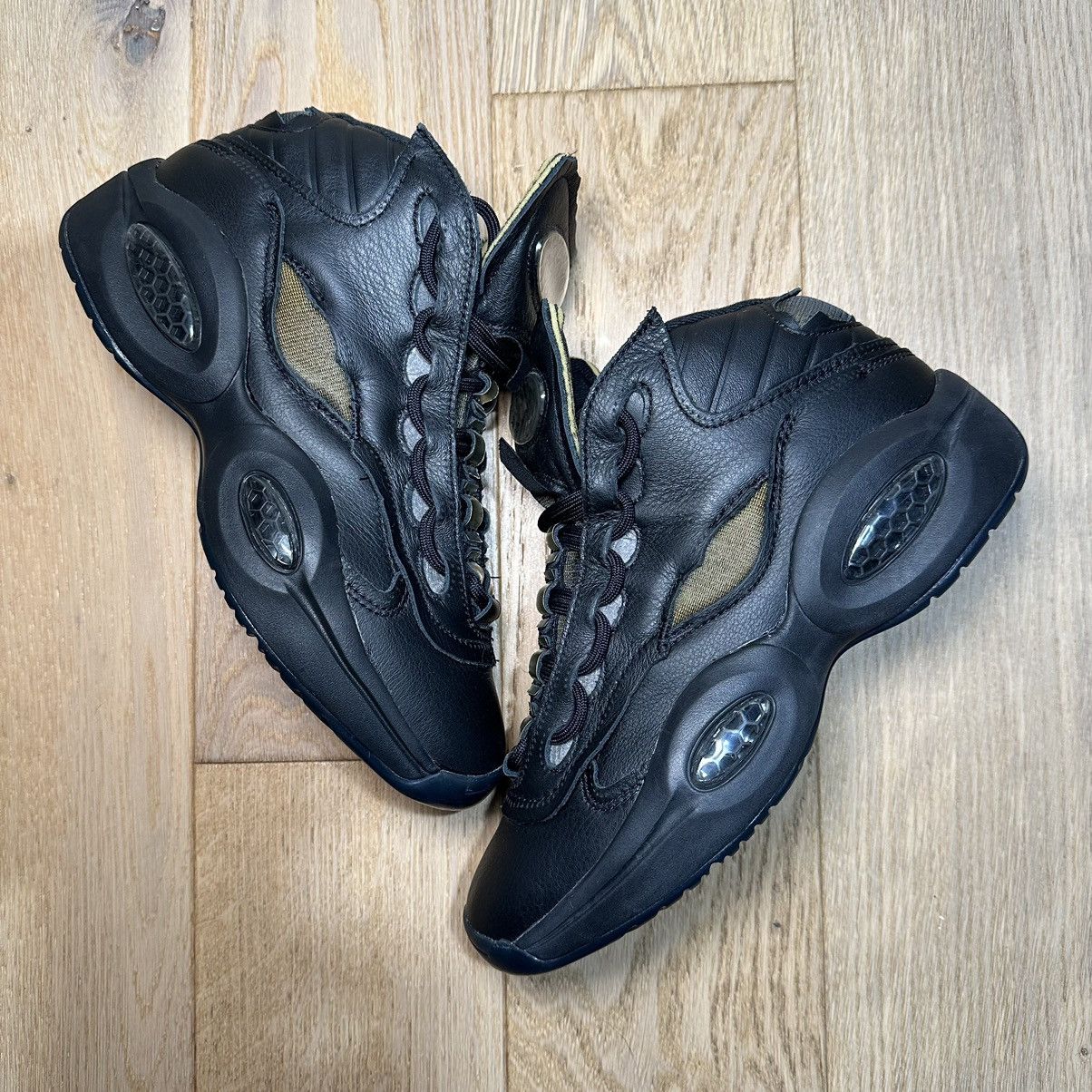 Reebok Maison Margiela Reebok Question Mid Black | Grailed